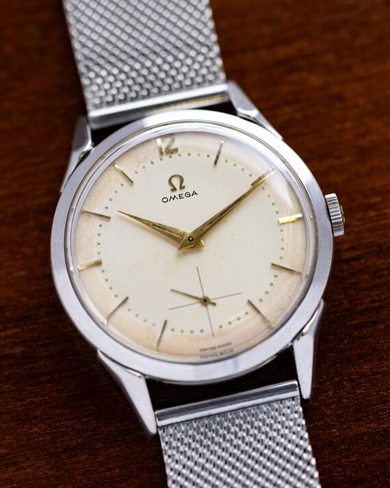 Rare watch Omega Ref. 2605-18, Pitted Dial, Cal. 266,… - Gem
