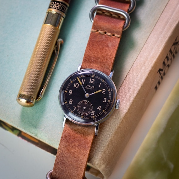 Vintage Titus Geneve WW2, Military watch 1940s, Origi… - Gem
