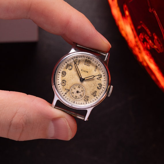 Rare vintage WW2 watch Elgin, USA Army watch, Mens Am… - Gem
