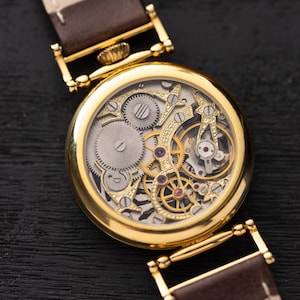 Mens Watch Molnija Skeleton Space, Moon Vintage Watch, Large Watch ...