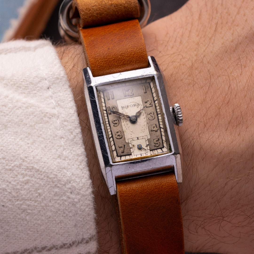 Rare Watch Vintage Bifora Tank, Art Deco 1940s, Mechanical Vintage ...