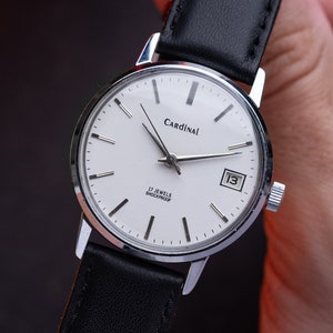 Vintage Watch Cardinal, Original Dial, Mechanical Watch, Antique Watch ...