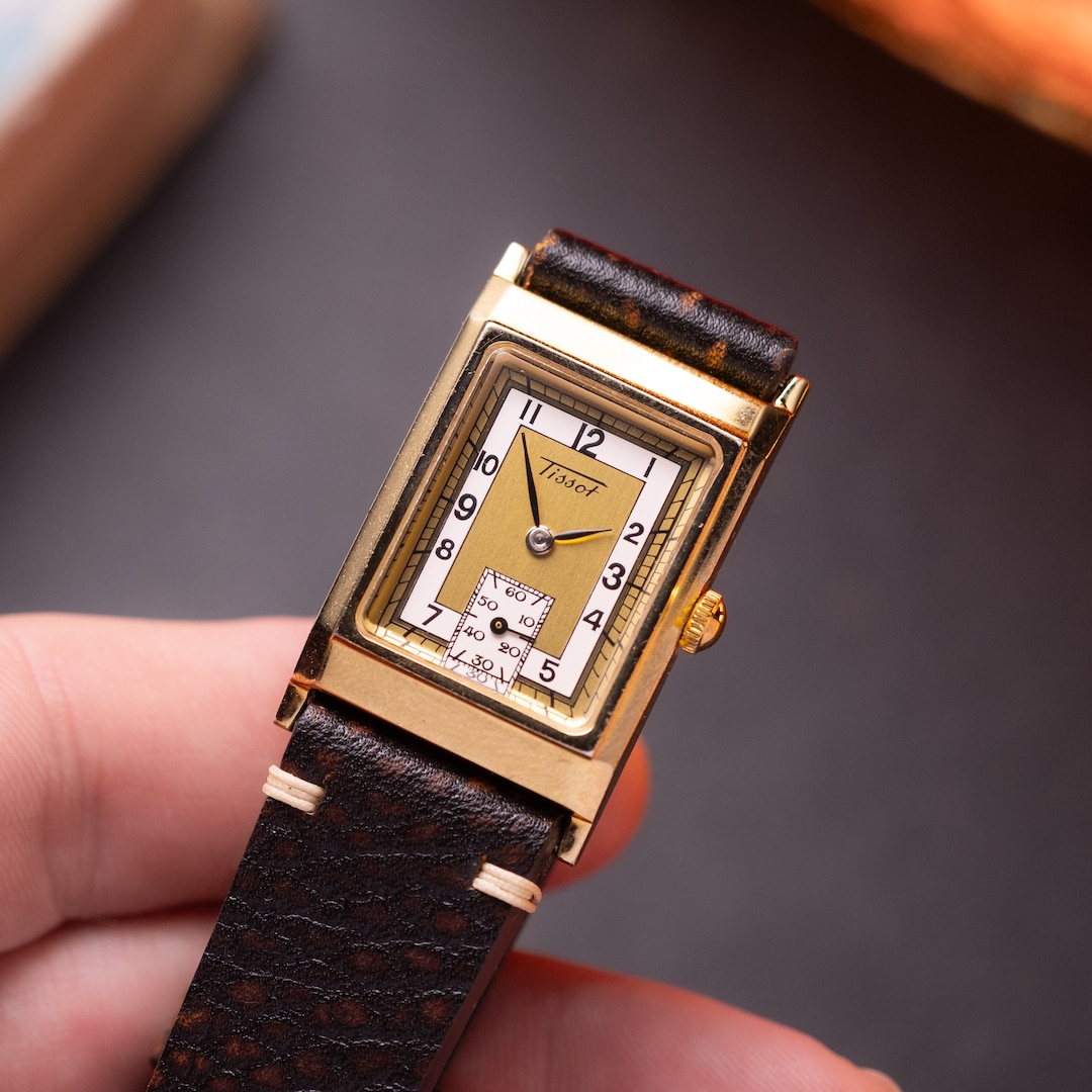 Tissot Art Deco Tank Watch, Tissot Heritage, Quartz, Swiss Watch, Retro ...