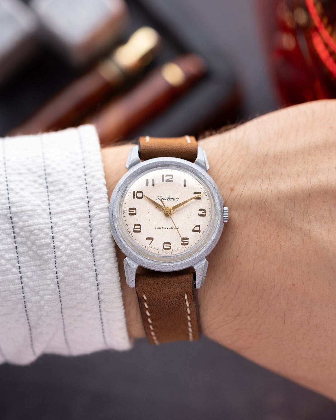 Vintage Watch KIROVSKIE Cal. 2408 model Chn-668k, Kirov Watch Factory ...