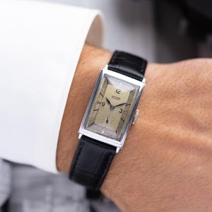 Vintage Watch Tissot Tank, Two-tone Sector Dial, Art Deco Style ...