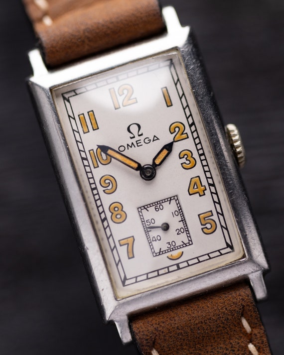 Rare watch Omega Steel Tank from 1934, Cal. T17, Vint… - Gem