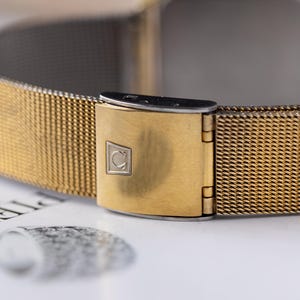 Rare Watch Omega De Ville, Square Tank From 1980, Quartz Vintage Swiss ...