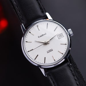 Vintage Watch Cardinal, Original Dial, Mechanical Watch, Antique Watch ...