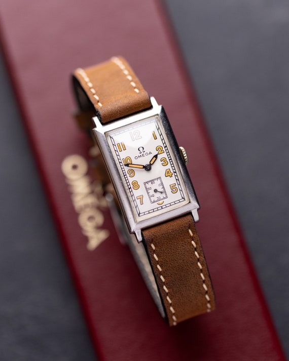 Rare watch Omega Steel Tank from 1934, Cal. T17, Vint… - Gem