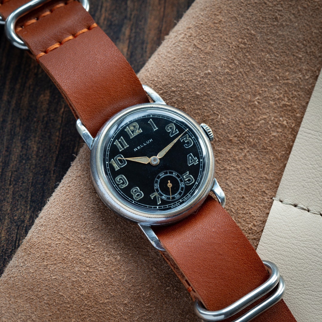 Rare Pilot Rellum Watch Military Watch WW2 Swiss Made - Etsy