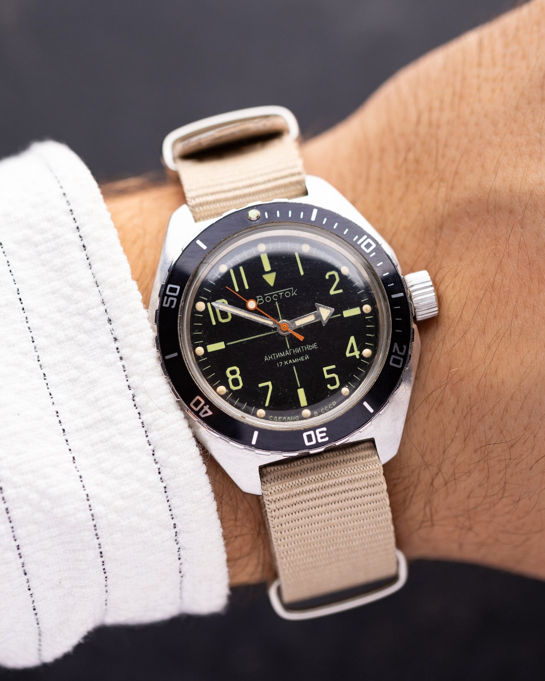 Vintage Watch Wostok vostok Amphibia sniper Cal.2409a, Diver Watch ...