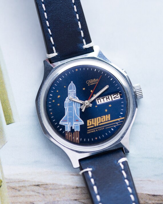Vintage Slava, Buran Space Shuttle, Original dial, Me… - Gem