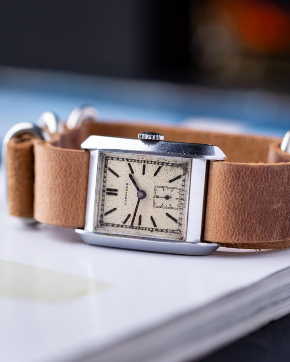 Vintage watch Longines Square Tank, Art Deco from 194… - Gem
