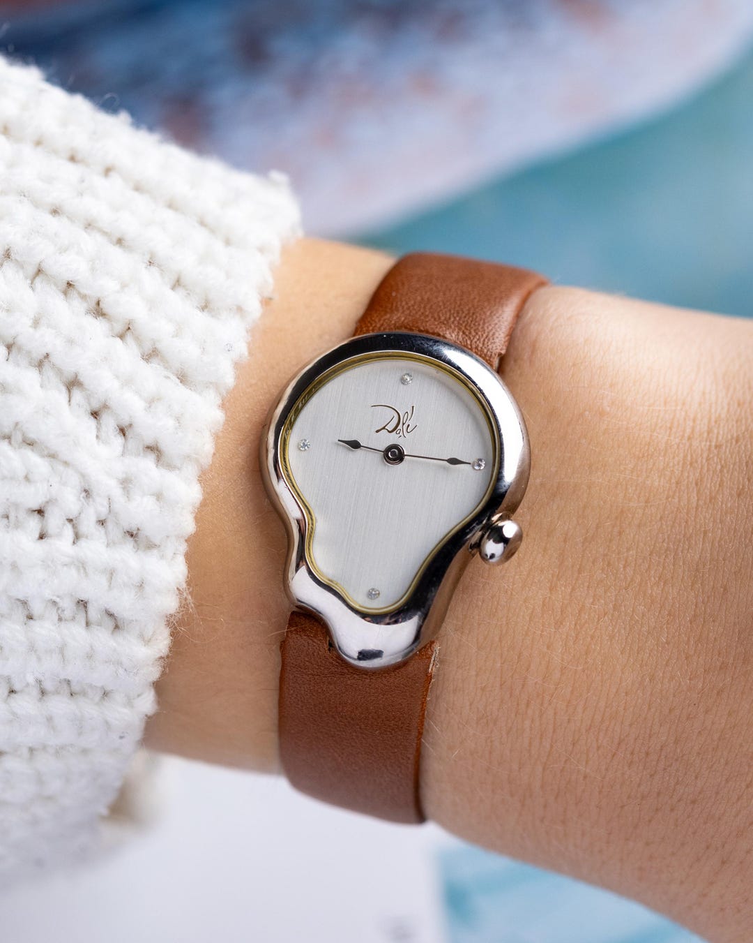 Vintage Watch Salvador Dali, Crash Watch, Art Deco From 1990s, Antique ...