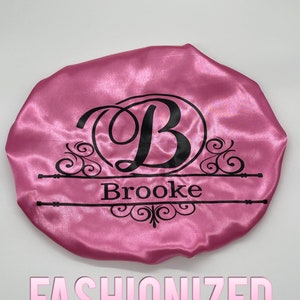 Custom Monogram Bonnet - Etsy