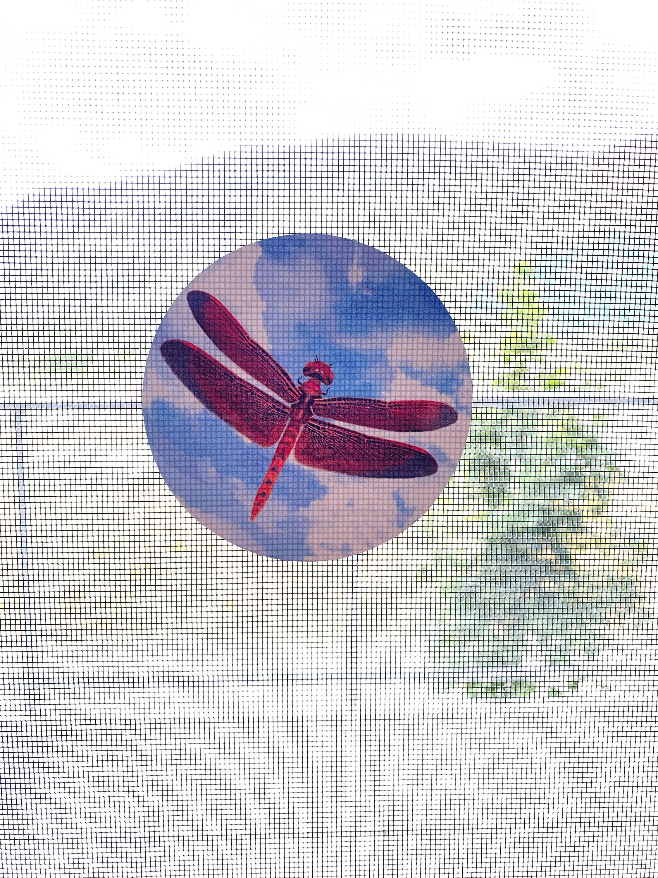 Retractable Screen Door Decals - 6 per Pack - Prevent Collisions Into ...