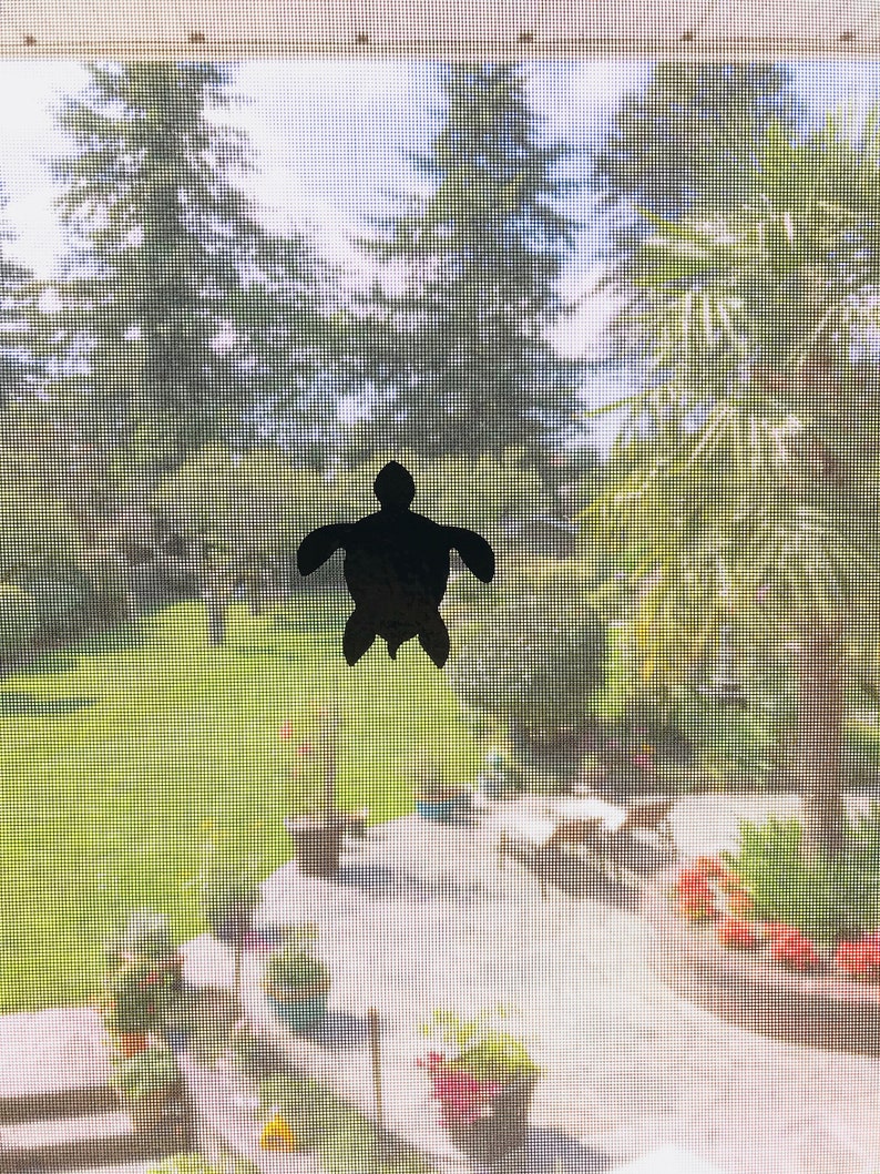 Retractable Screen Door Decals - 5 per Pack - Prevent Collisions Into ...