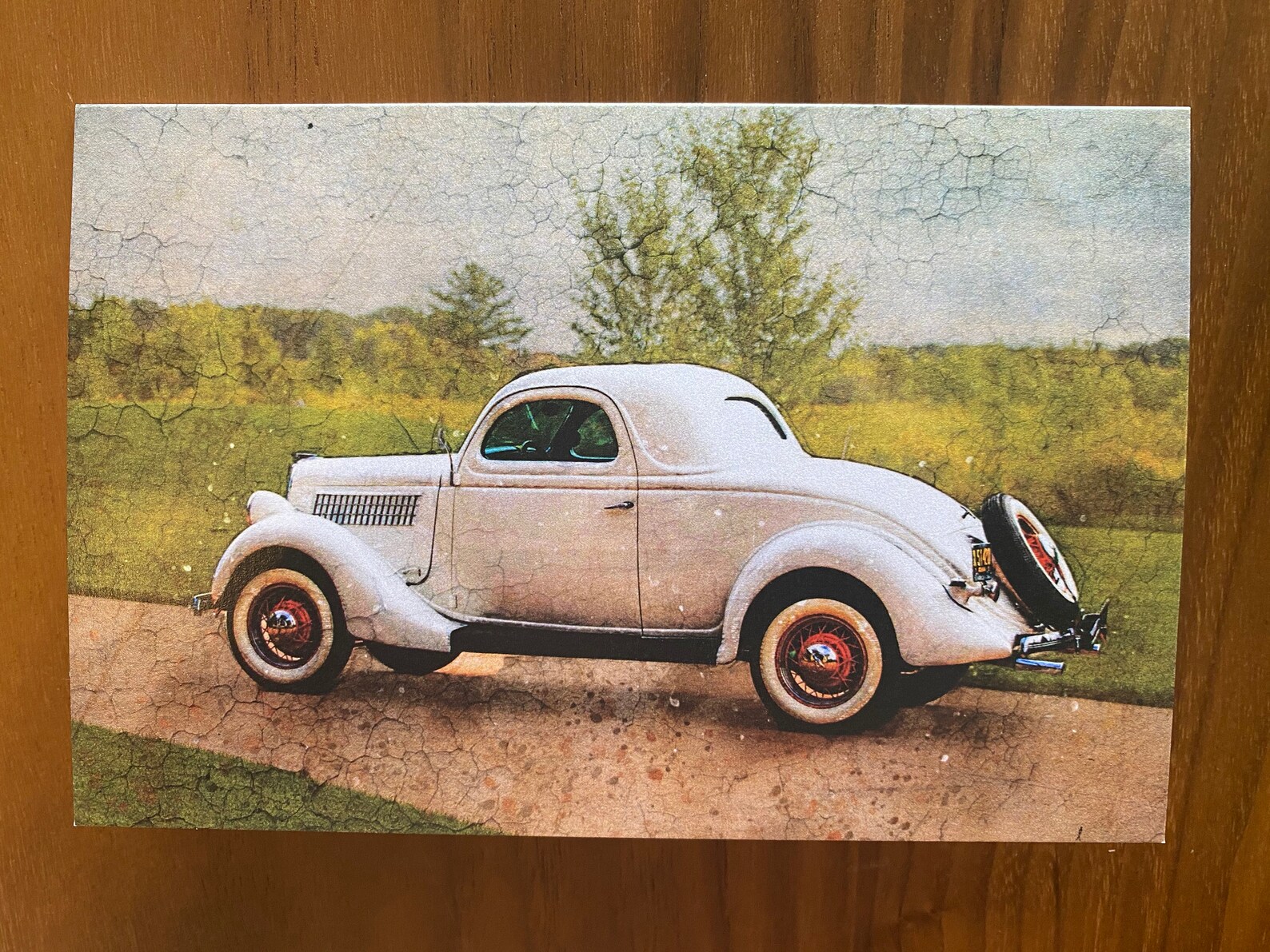 Classic Cars Greeting Cards Set of 4 Unique Cards With - Etsy
