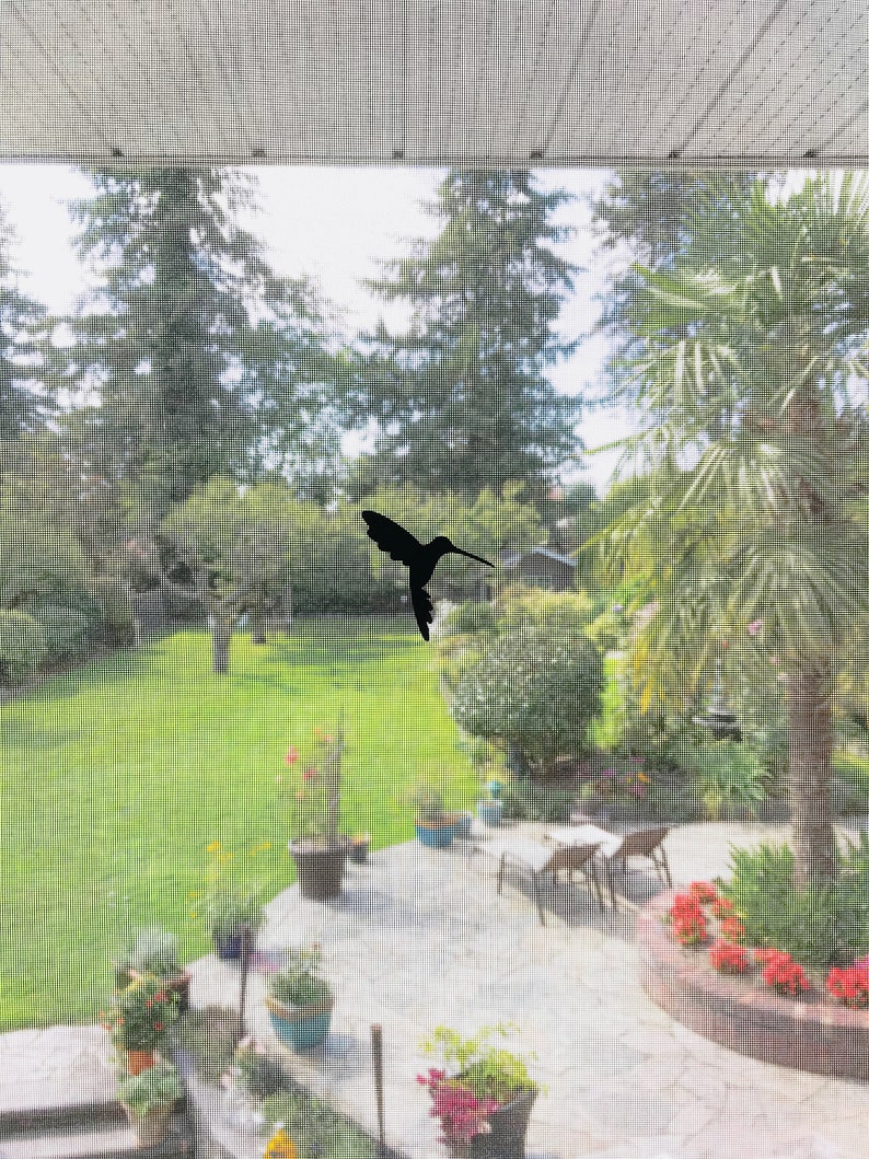 Retractable Screen Door Decals - 5 per Pack - Prevent Collisions Into ...