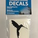 Retractable Screen Door Decals - 5 per Pack - Prevent Collisions Into ...