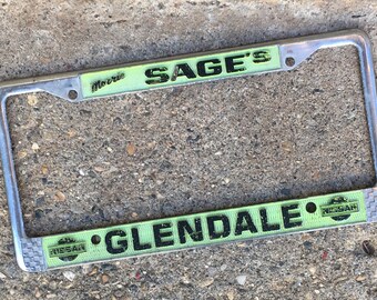 Sage License Plate - Etsy