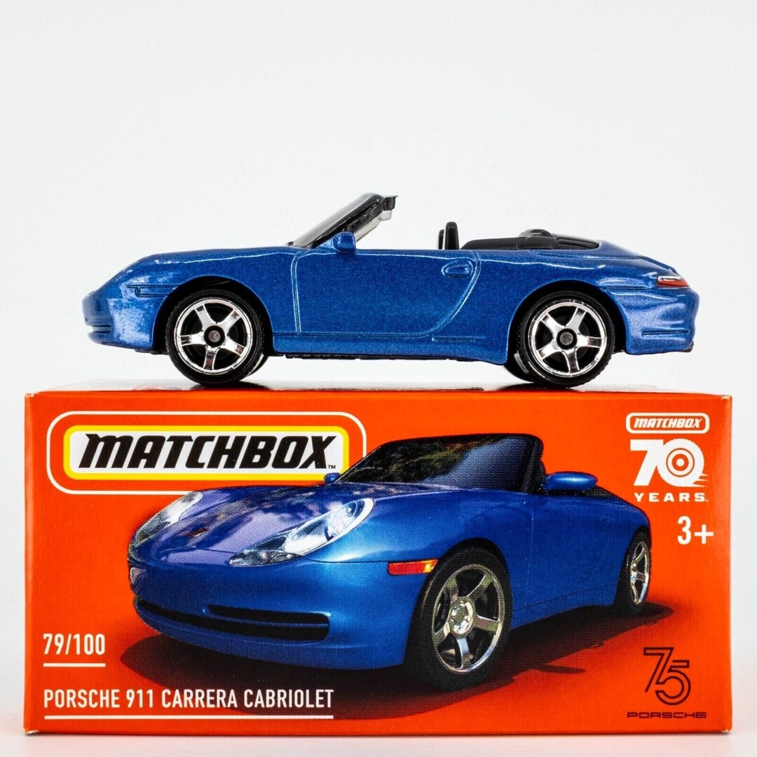 Matchbox boxed 1:64 Scale Porsche 911 Carrera Cabriolet Cobalt Blue - Etsy