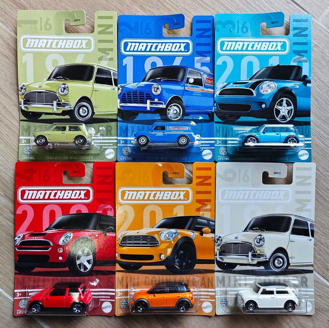 Matchbox Mini Cooper 6-car Set - Etsy