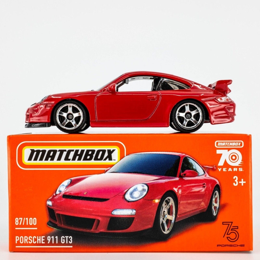 Matchbox boxed 1:64 Scale Porsche 911 GT3 Ruby Red - Etsy