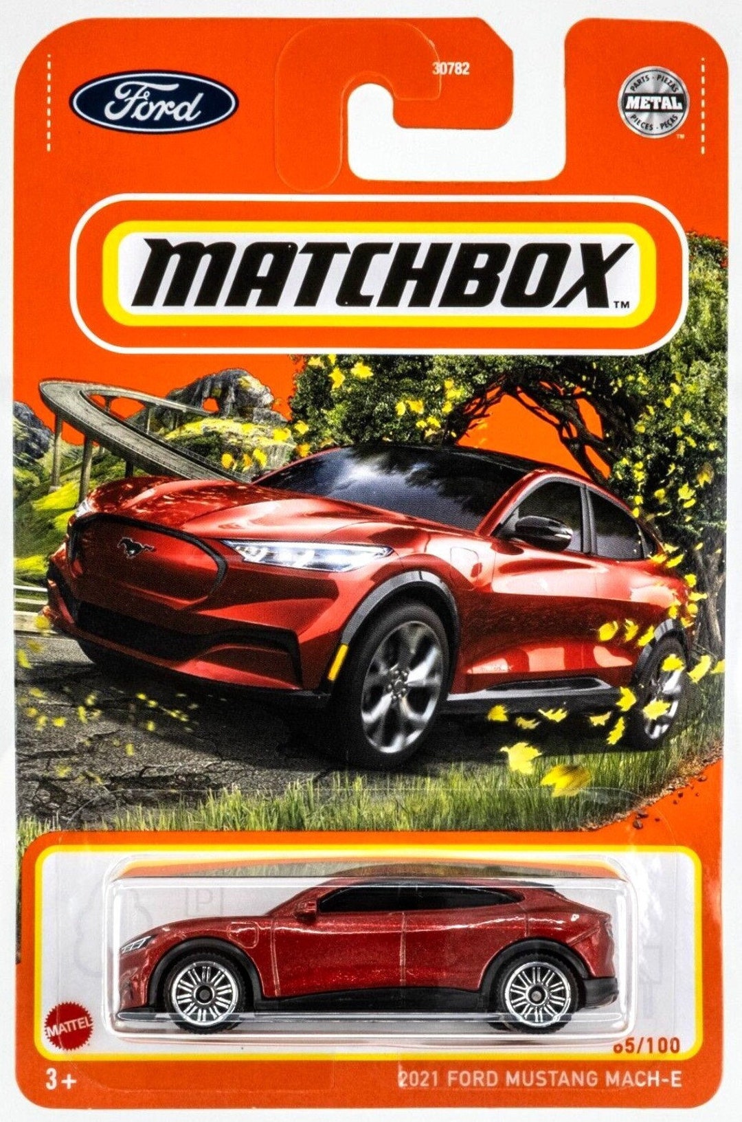 Matchbox 1:64 Scale FORD Mustang Mach-e Rapid Red Metallic - Etsy