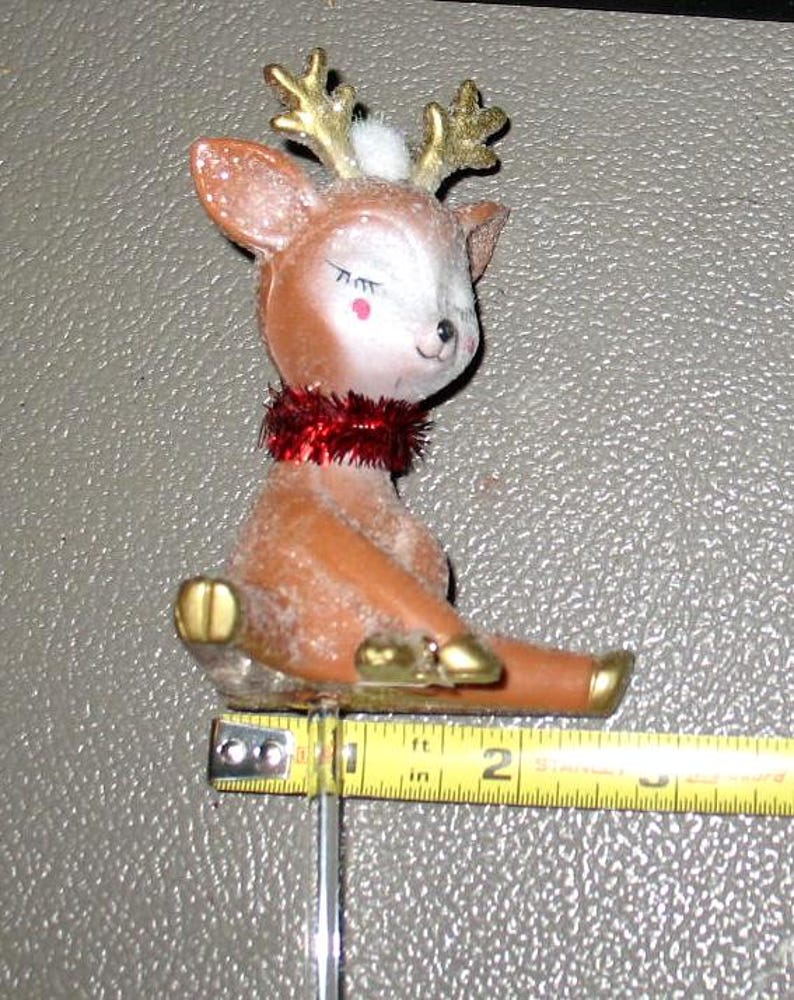 Specialty Tree Topper RAINDEER for Medium to Large Ceramic Christmas ...