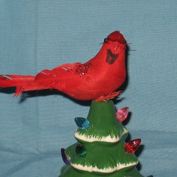 Cardinal Christmas Tree Topper - Etsy