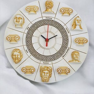 Ancient Greece Wall Clock - Etsy