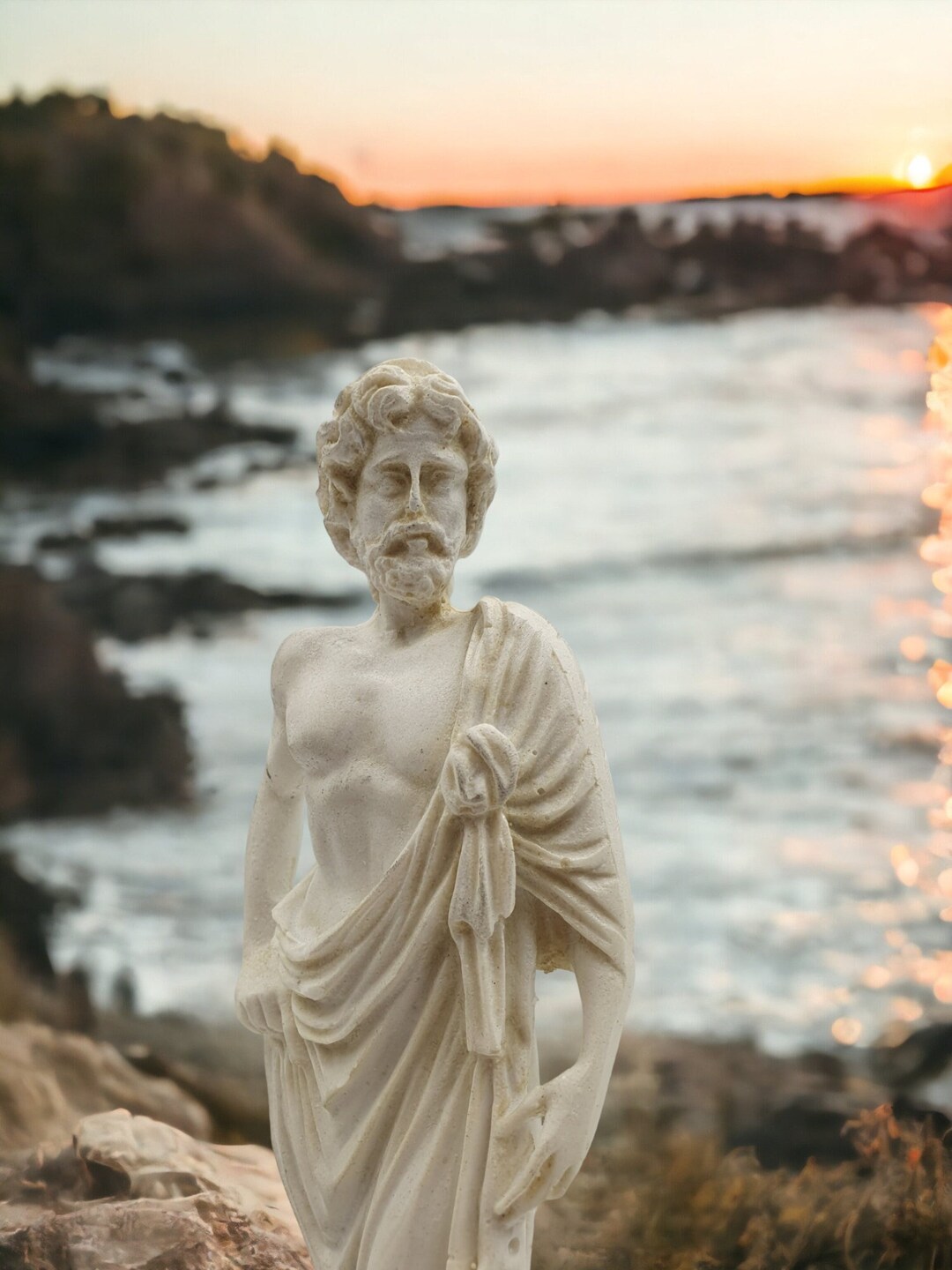 Hippocrates Statue | Gift for Doctors | Ancient Greek Decor | 6.29 In ...