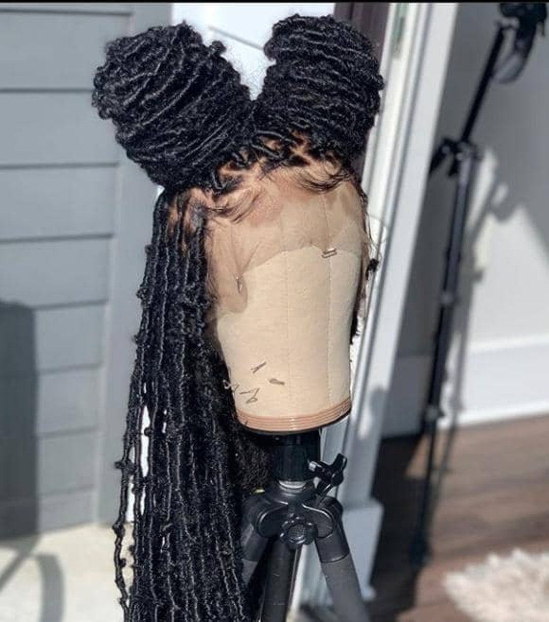 Ready to Ship Distress Locs Wig Distressed Faux Loc Wig Dreadlocks Wig ...