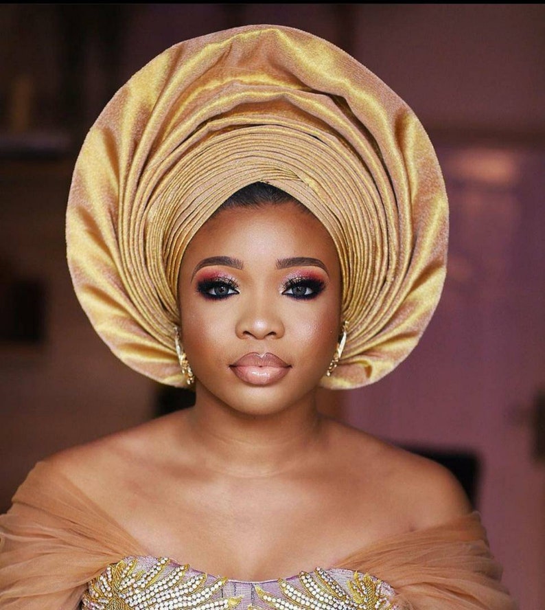 Autogele Pretie Gele Ready to Wear Autogele Gele Headgear - Etsy