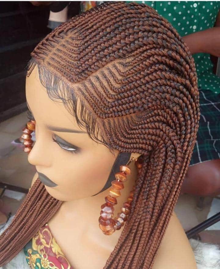 Cornrow Braided Wig Cornrow Wig Braided Wig Braided | Etsy UK