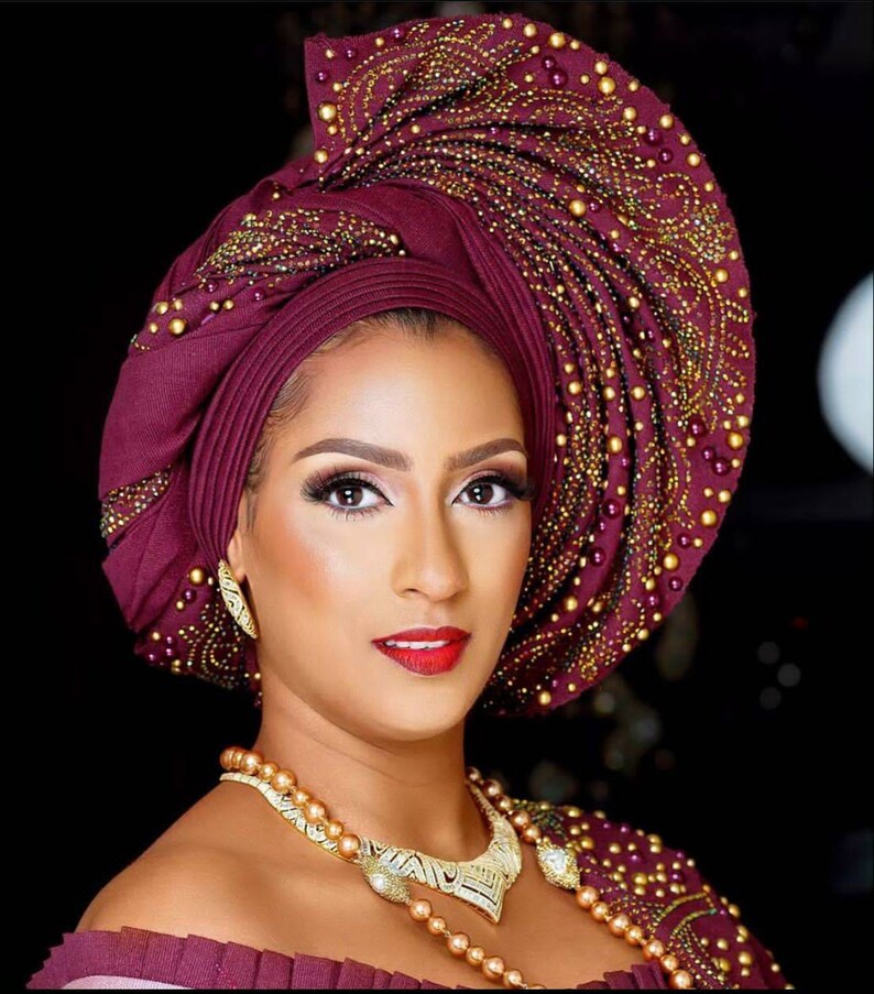 Autogele Pretie Gele Ready to Wear Autogele Gele Headgear - Etsy