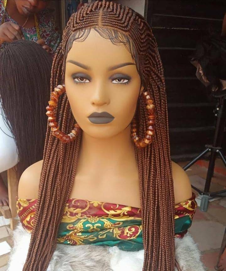 Cornrow Braided Wig Cornrow Wig Braided Wig Braided - Etsy UK