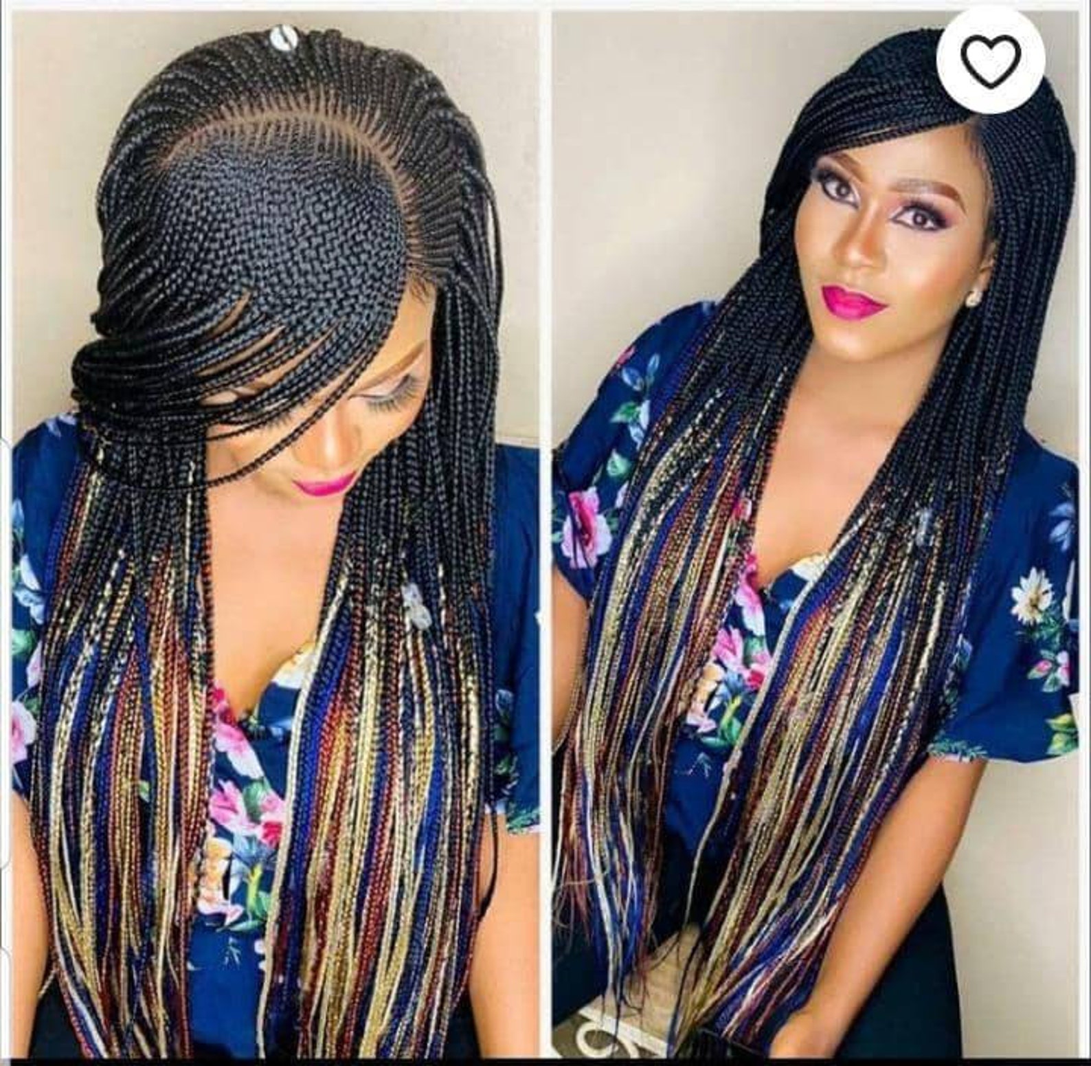 Braided Wig Cornrow Wig Cornrow Braided Wig Braided Wigs - Etsy