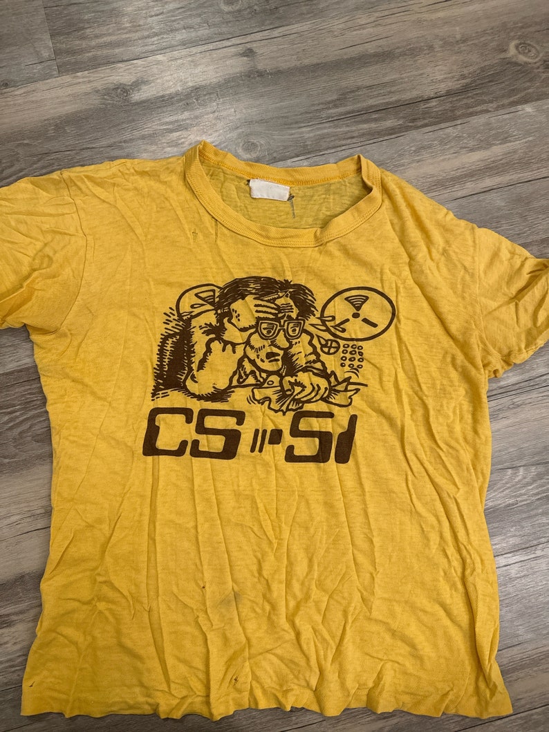 Vintage Robert Crumb Computer Science T Shirt / Graphic Tee - Etsy