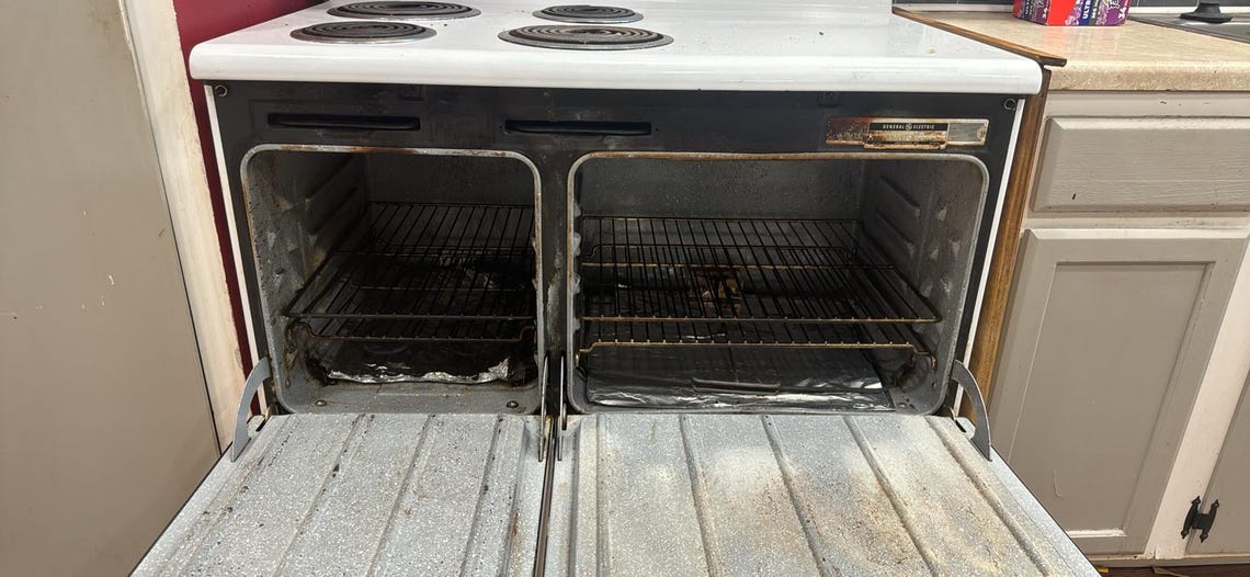 1950s GE Vintage Electric Stove and Double Oven Automatic Calrod - Etsy