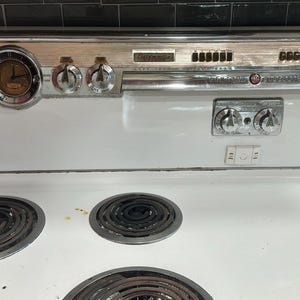 1950s GE Vintage Electric Stove and Double Oven Automatic Calrod - Etsy