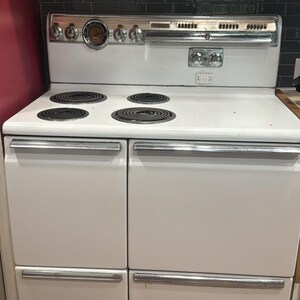 1950s GE Vintage Electric Stove and Double Oven Automatic Calrod - Etsy