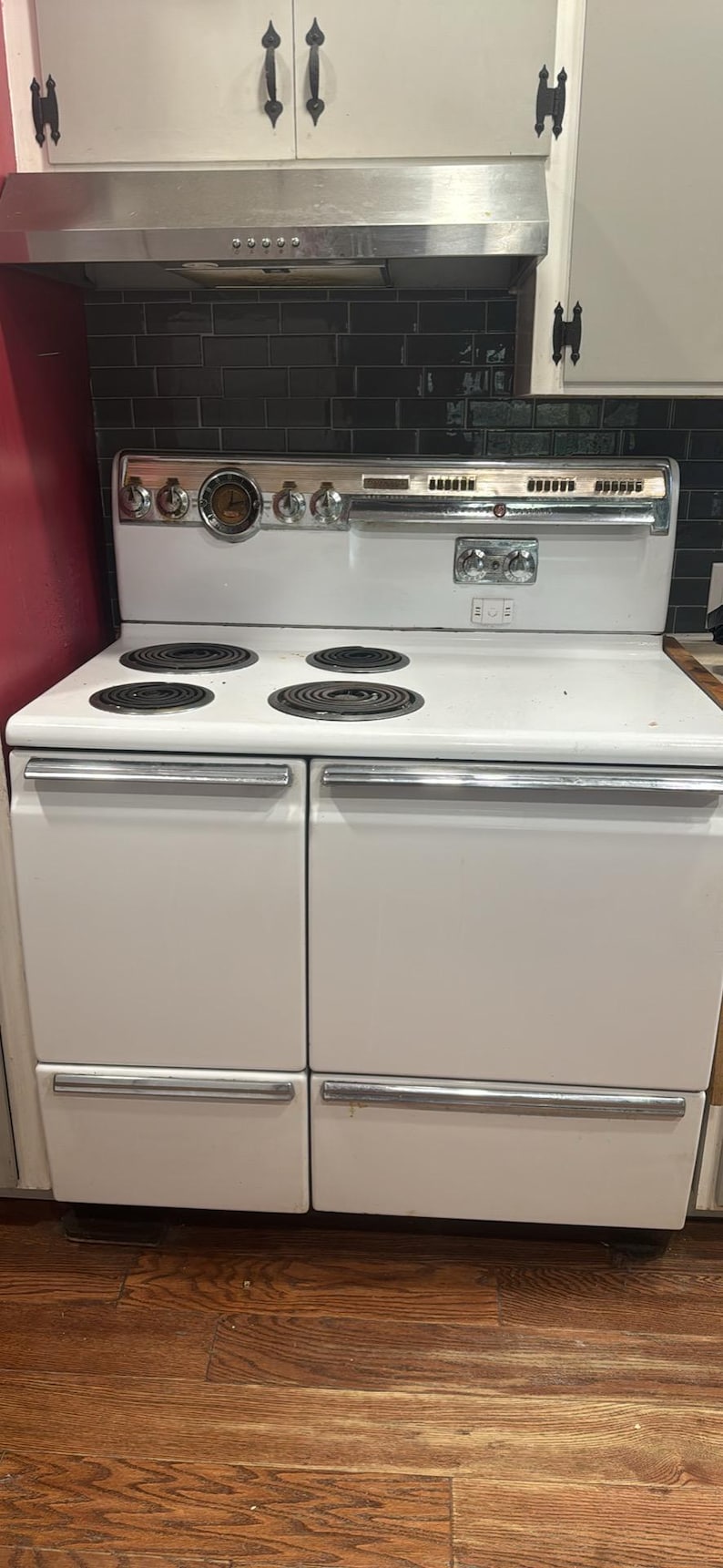 1950s GE Vintage Electric Stove and Double Oven Automatic Calrod - Etsy
