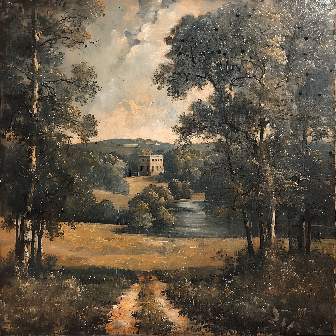 Greek Countryside | Vintage Landscape | Renaissance Art | Printable ...