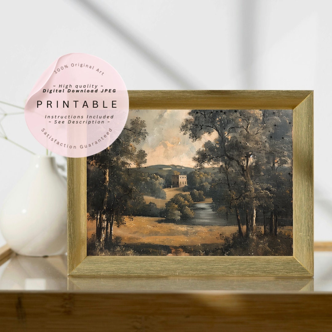 Greek Countryside | Vintage Landscape | Renaissance Art | Printable ...
