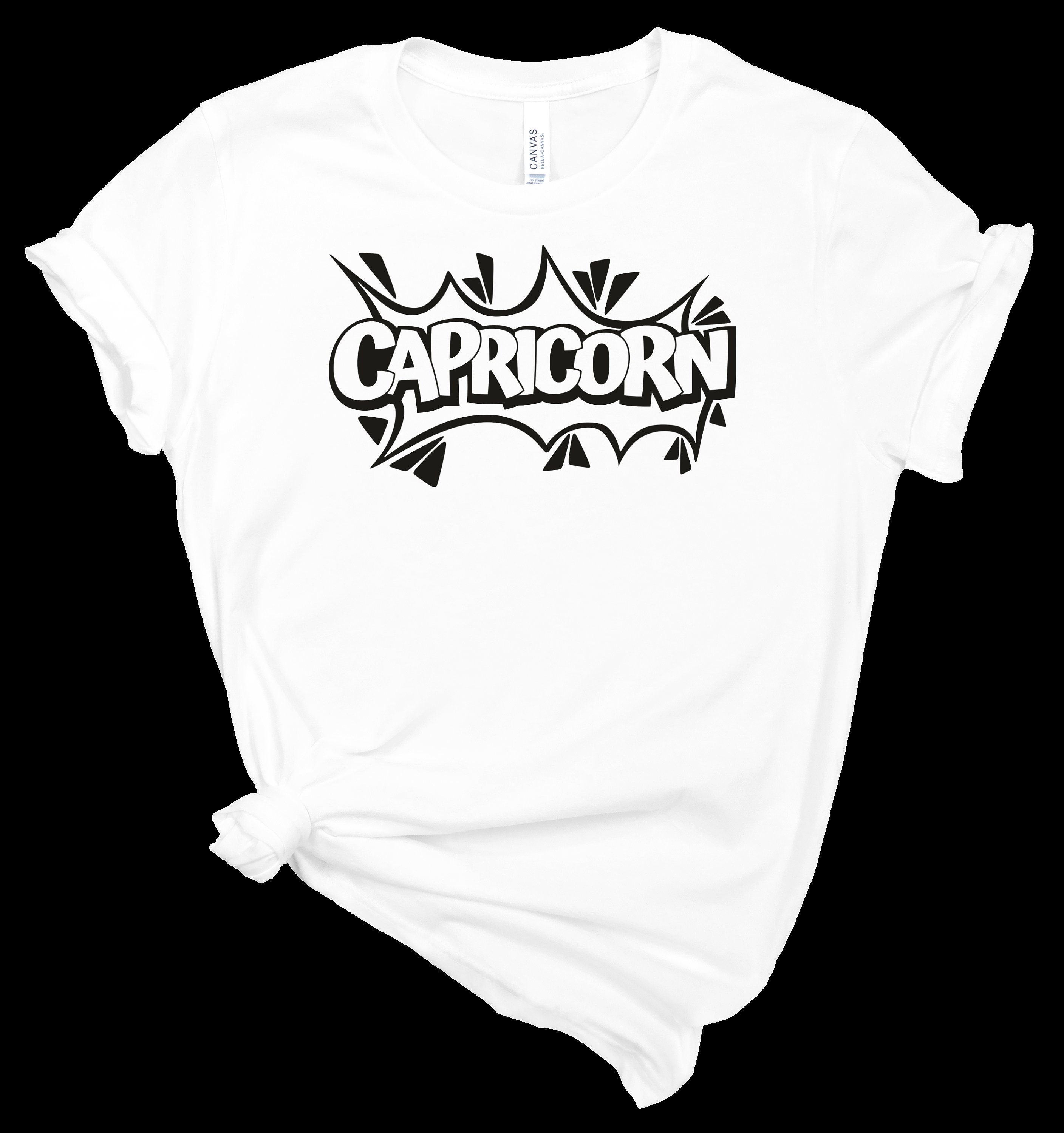 Capricorn Shirt Zodiac Signs Etsy
