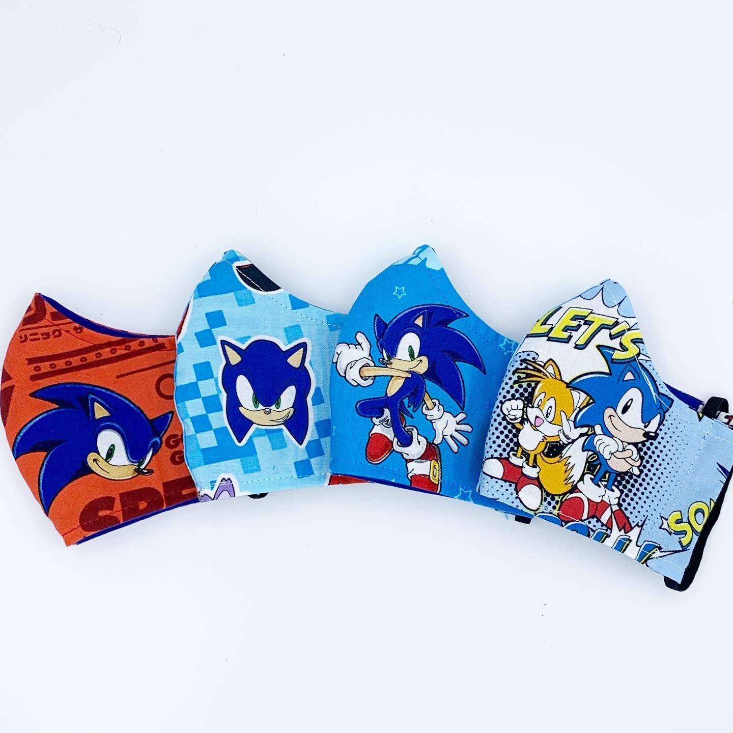 Sonic The Hedgehog Face Mask Kid Sonic Face Mask Kid Sonic | Etsy