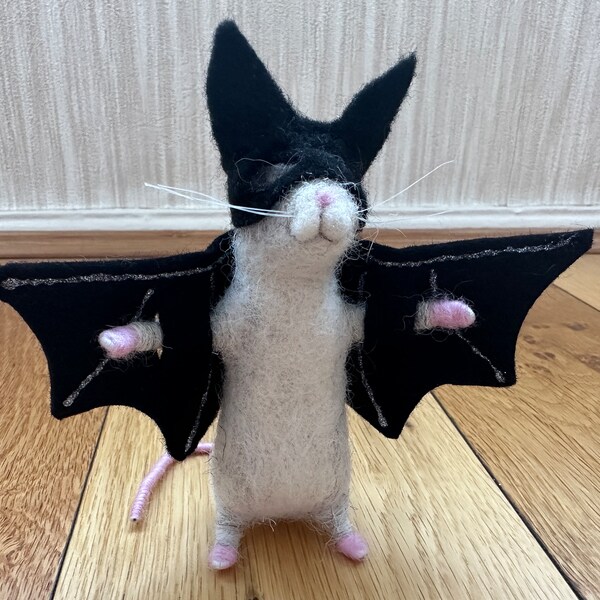 Needle Felt Bat - Etsy