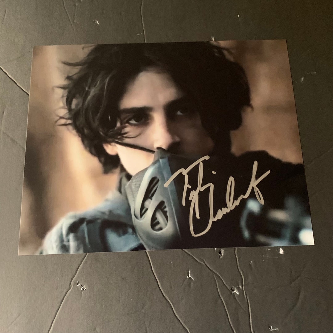 Timothee Chalamet Signed Dune Paul Atreides Call Me by Your Name LGBTQ ... Timothee Chalamet Signed Dune Paul Atreides Call Me by Your Name LGBTQ ...